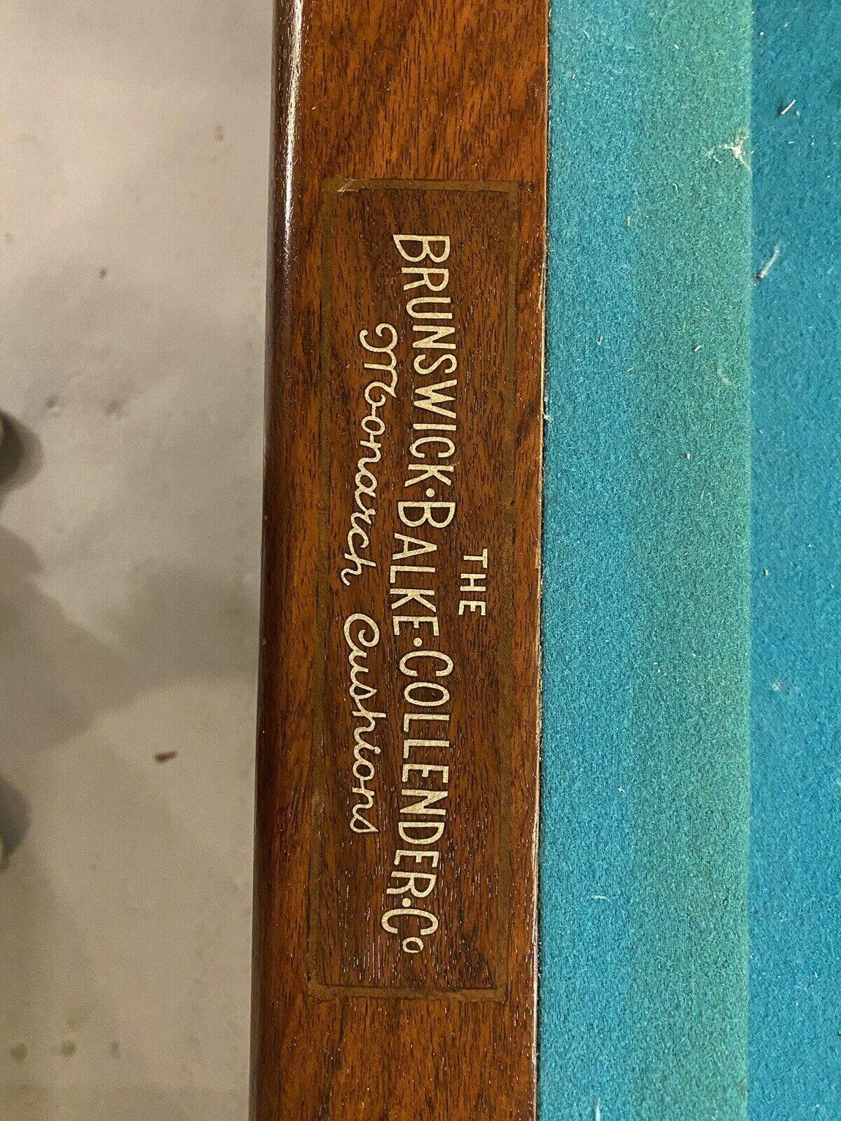 Antique brunswick pool table 10" | eBay