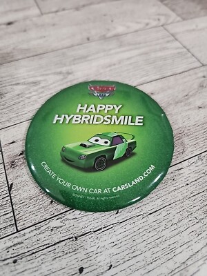 Disneyland Parks Happy Hybridsmile Button Pinback DLR/DCA Cars Land ...