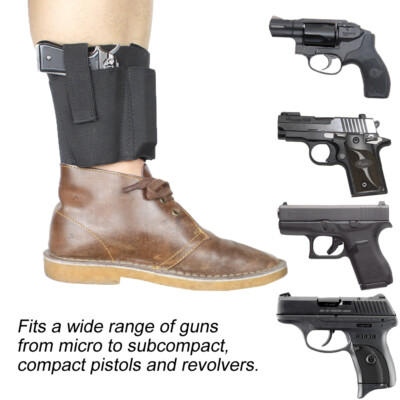 Universal Tactical Ankle Holster Concealed Elastic Deep Concealment Leg ...