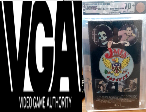 vhs new graded VGA 70+ EXC J-MEN FOREVER 1979/1987 "Rock-n-Roll'em HIGH ...