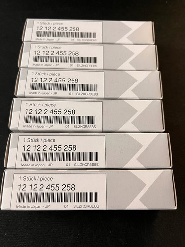 6x Genuine BMW B58D Spark Plugs High Power 12122455258 Z4 G29 M40i A91 ...