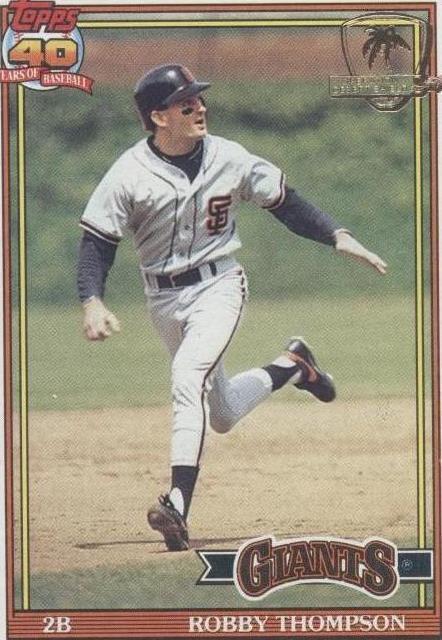 1991 Topps - Robby Thompson #705 Operation Desert Shield for sale ...