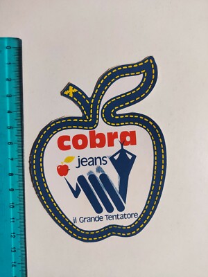 Autocollant Cobra Jeans Timbre 80s Originale | eBay