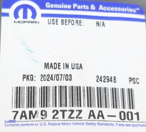 NEW OEM Mopar Front Right Upper Bumper Cover 7AM92TZZAA Jeep Cherokee ...