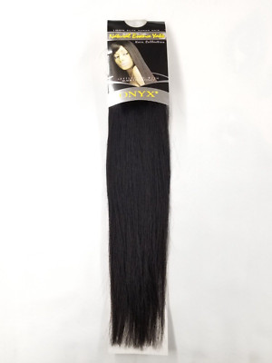 ONYX Black Diamond 100% Human Hair Natural Essence Yaki Weave Extension ...