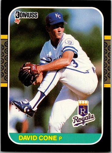 1987 Donruss David Cone Rookie 502 Kansas City Royals | eBay