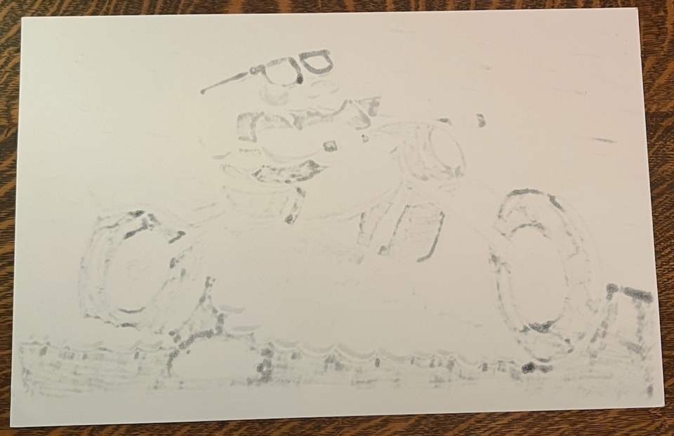 COMIC ARTIST~DAVID DEGRAND~ 11X17" ORIGINAL ART & AUTOGRAPHED~ #NOA ...