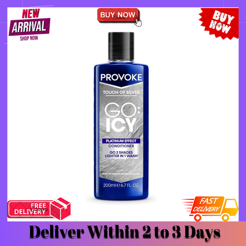 PROVOKE Touch of Silver Go Icy Conditioner 200Ml, Icy Platinum Look in ...