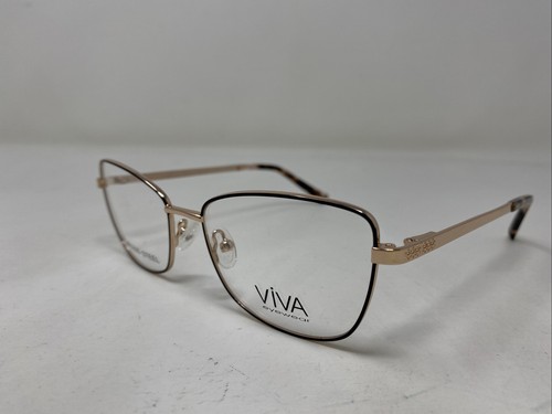 Viva Eyewear VV4526 002 53-17-140 Black/Rose Gold Full Rim Eyeglasses ...