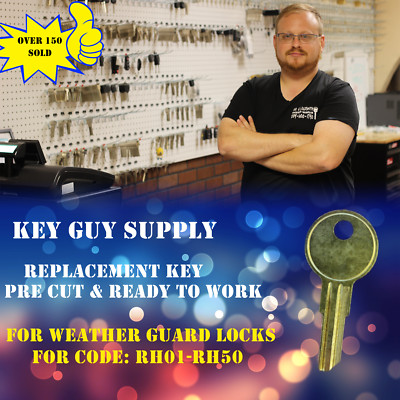 RH1-RH50 Replacement Key For WeatherGuard tool box. Cut to your code ...