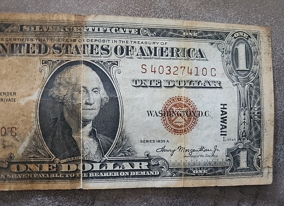 Hawaii 1935 A Series One Dollar Bill | eBay