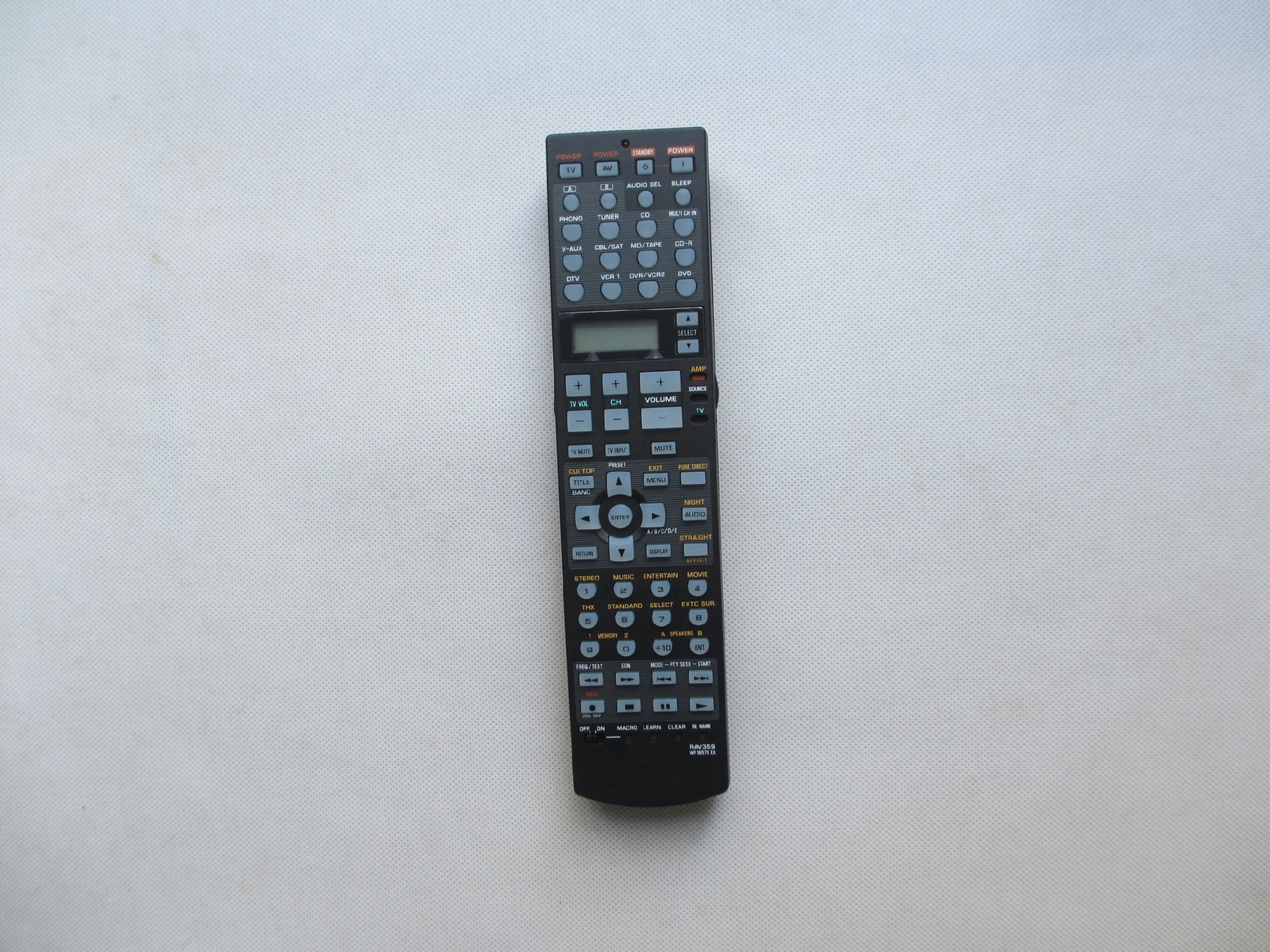 Remote Control For Yamaha RAV232 RAV236 RAV358 RAV363 A/V AV RECEIVER ...