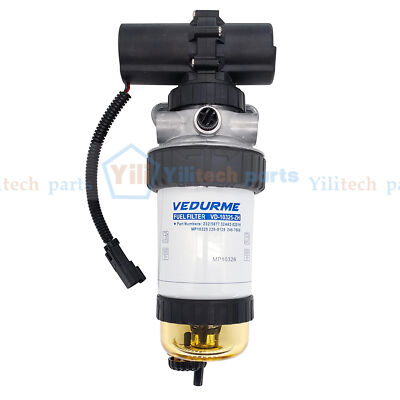 Fuel Filter Assy 228-9129 With Fuel Pump For CAT 414E 420E 430D Engine ...