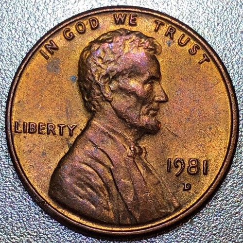 1981 d Lincoln penny one cent coin | eBay