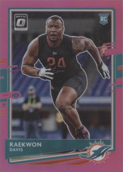 2020 Panini Donruss - Rookie Raekwon Davis #P-284 Optic Preview Pink ...
