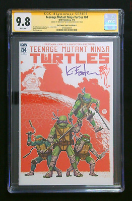 TMNT #84 Variant CGC 9.8 2x Signed Eastman/Bishop - Bell County Comic ...