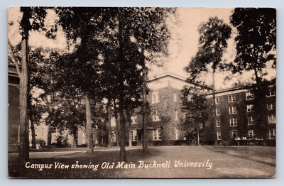 Vintage Postcard Lewisburg PA Bucknell University Old Main Building ...
