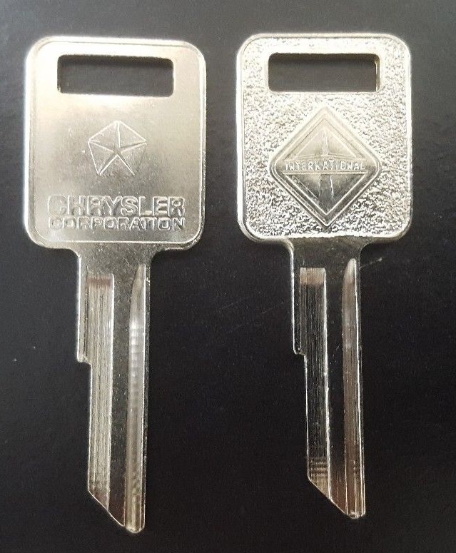 2 INTERNATIONAL/CHRYSLE TRUCK 1990-2004 OEM Key Blanks 1790AM RA4 ...