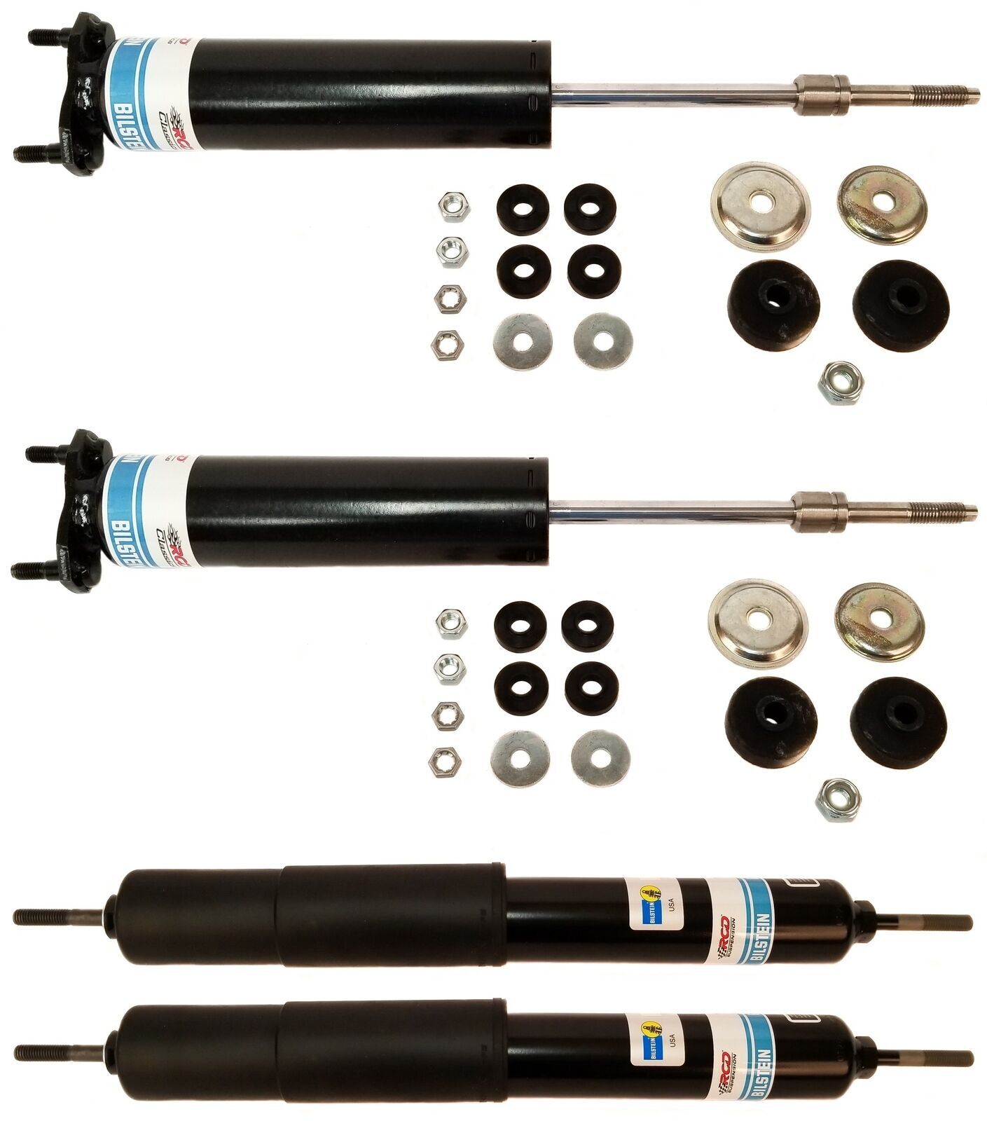 1966-71 Ford Fairlane, Torino Bilstein Front & Rear Shocks (ex. wagon ...