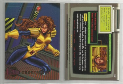 1996 Marvel Ultra Onslaught (Fleer) "Base Trading Card" #52 SHADOW CAT ...