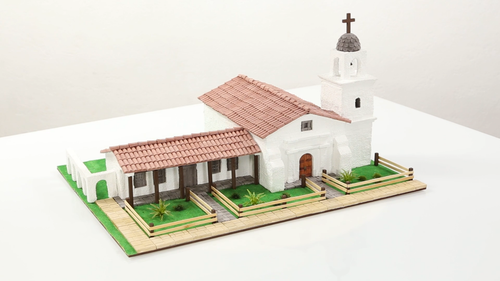 School project Miniature Bricks California Missions Model Kit Santa ...