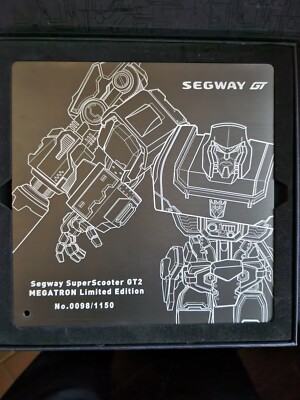 Megatron Segway GT2 SuperScooter Limited Edition Numbered Plate No ...