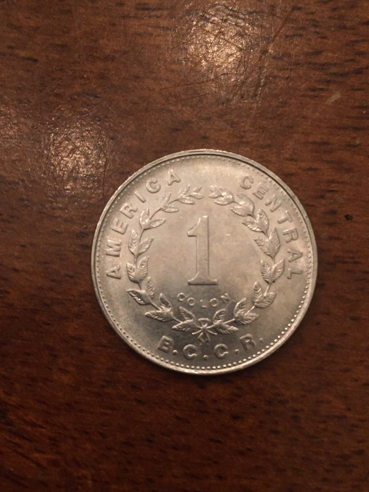 1989 Costa Rican 1 Colon Coin | eBay