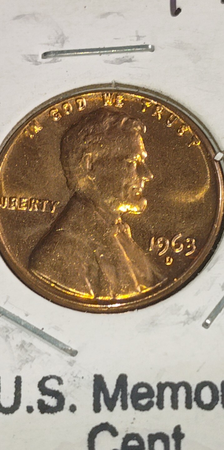 1963 D Lincoln Memorial Penny L On Edge Error | eBay