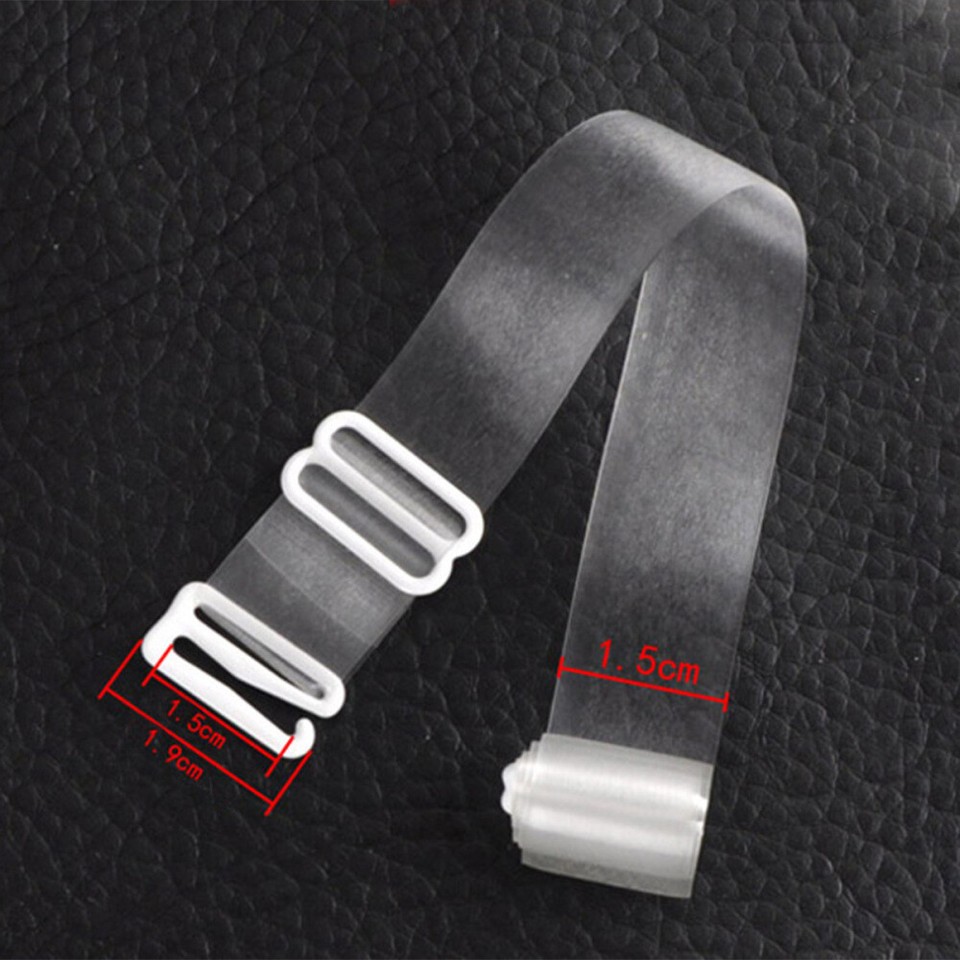 6 Pairs Plus Size Transparent Bra Lingeries Clear Straps Invisible | eBay