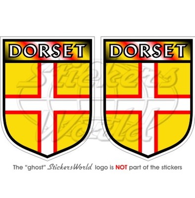 DORSET County Scudo INGHILTERRA Adesivo in Vinile Decalcomanie Sticker ...