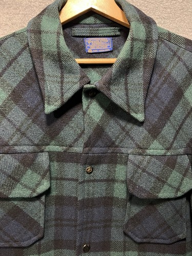 Pendleton Men's Virgin Wool Jacket XL Plaid Green Lumberjack Rugged Hunting USA | eBay