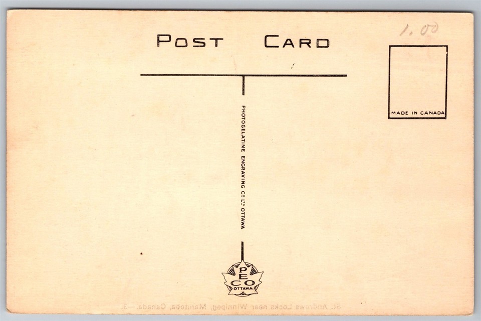 Postcard St Andrews Locks near Winnipeg Manitoba Canada D188 | eBay