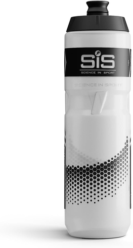 SIS Clear Sports Water Bottle, Plastic Water Bottle, Black Logo ...