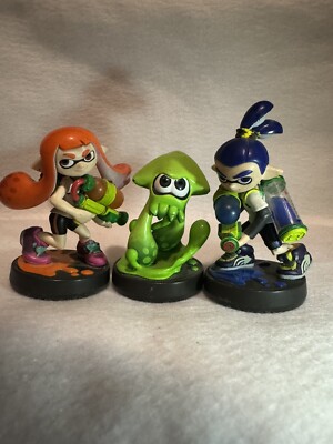 Nintendo Amiibo Splatoon Figures - 3 Pack 45496892197| eBay