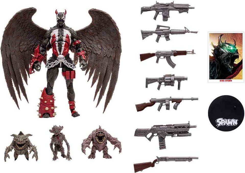 Spawn 7 Inch Action Figure Deluxe - King Spawn & Demon Minions | eBay