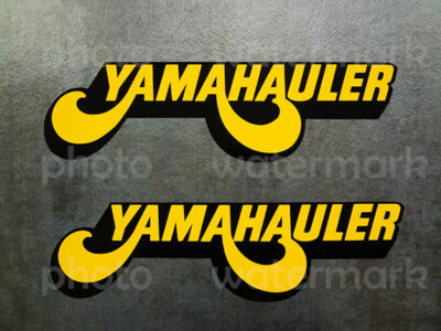 2pc Yamahauler Decal sticker pegatina YZ Vintage Motocross AHRMA Pick ...