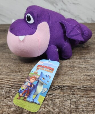 ☆RARE☆ ~Dreamworks How to Train Your Dragons Rescue Riders Burple Plush ...