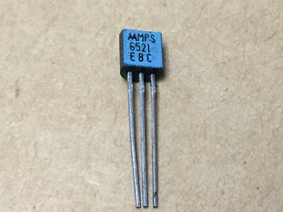 (1 PC) MOTOROLA MPS6521 Bipolar Junction Transistor, NPN Type, TO-92 | eBay