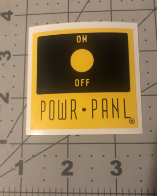 Sears Craftsman Powr.Panl Power Panel 1950’s 60’s Decal Black On Yellow ...