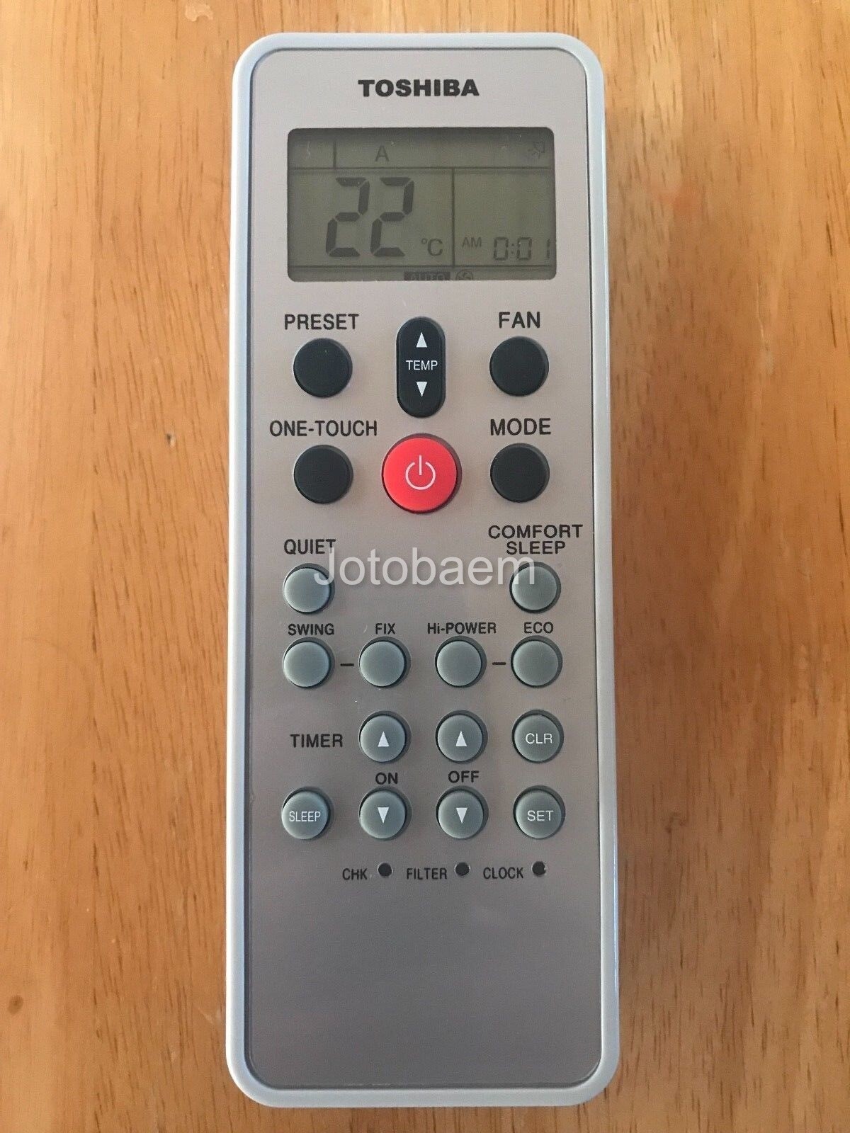 Air Conditioner Remote Control Toshiba RAS-10SKV2, RAS-13SKV2, RAS ...