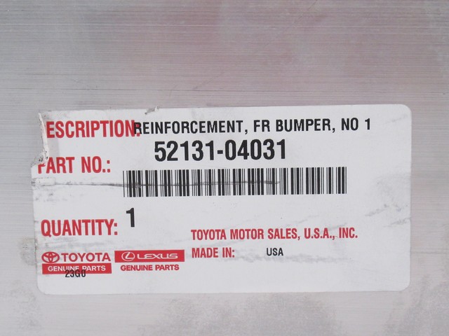 2016 - 2020 Toyota Tacoma Front Bumper Reinforcement Bar Impact OEM ...