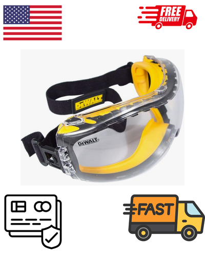 DEWALT DPG82 Safety Goggles Anti-Fog Dual Mold Protective Eyewear – 1 ...