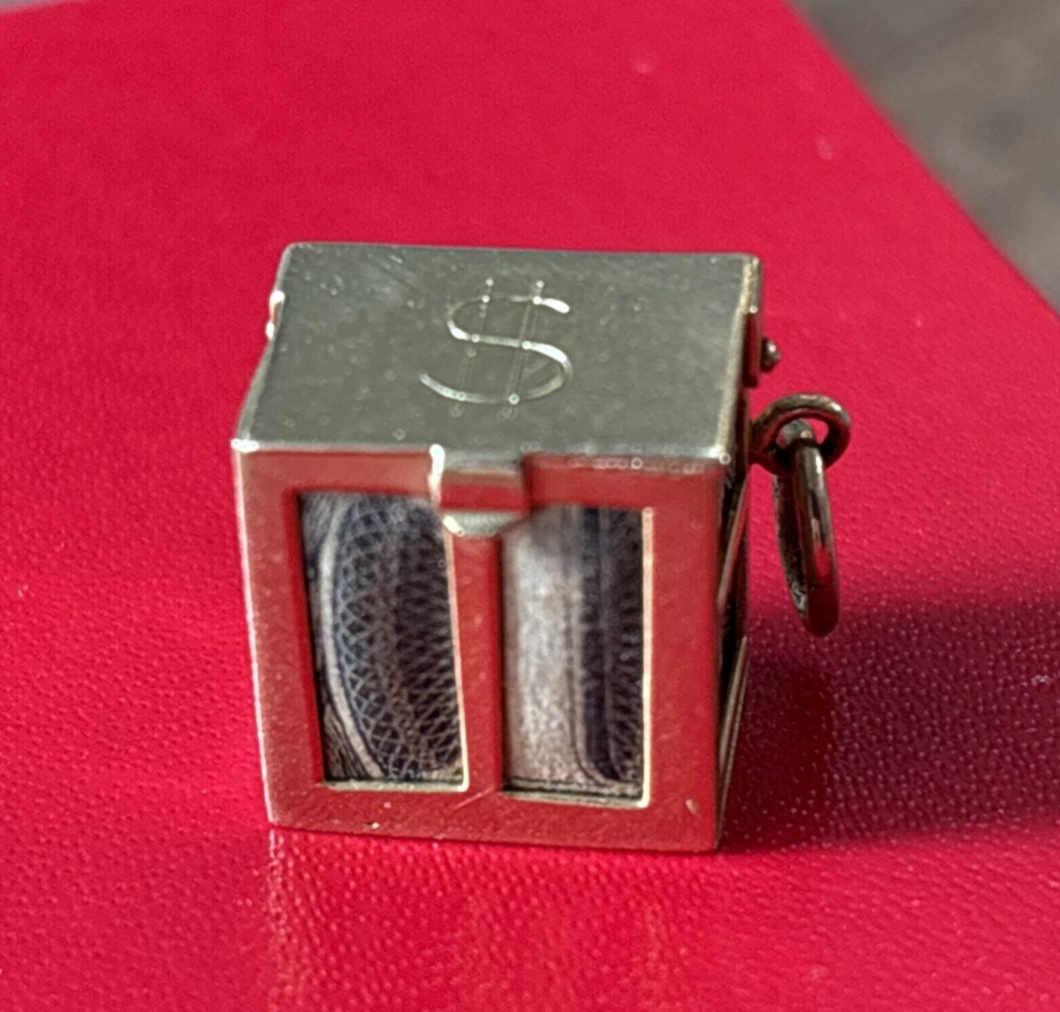 Vintage 14K Yellow Gold Opening $ Mad Money Box | eBay