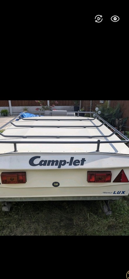 Camplet Apollo Lux Trailer Tent With Living Plus Sun Canopy | eBay UK