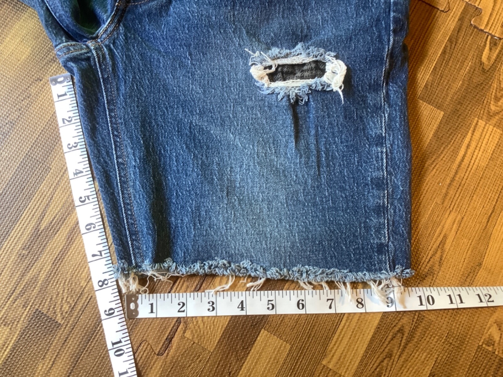 Levi's 541 Mens Cutoff Jeans Shorts 33x34 (33x8) Dark… - Gem