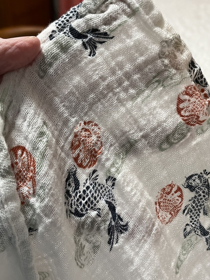 Aden & Anais Muslin Baby Blanket Swaddle Cotton Tea Print 47 X 40 | eBay