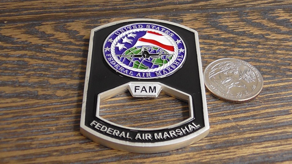 Federal Air Marshal Service FAM FAMS Challenge Coin / Bottle Opener ...