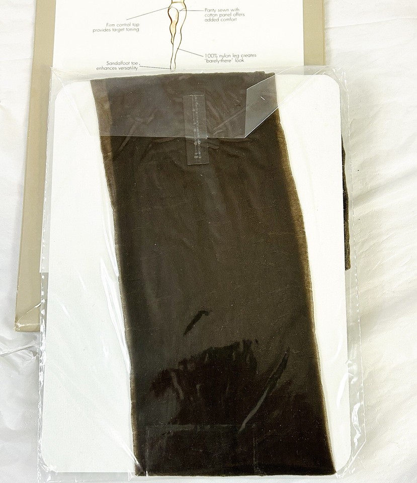 Evan Picone Control Top Nylon Pantyhose Sz 3 Color Espresso | eBay