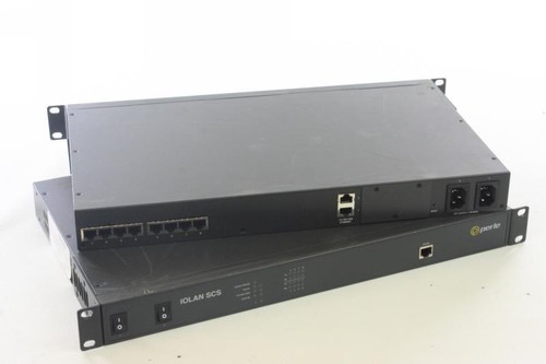 Perle IOLAN SCS8 DAC Console Server 1RU Daul Ac Power , Rack Montable ...
