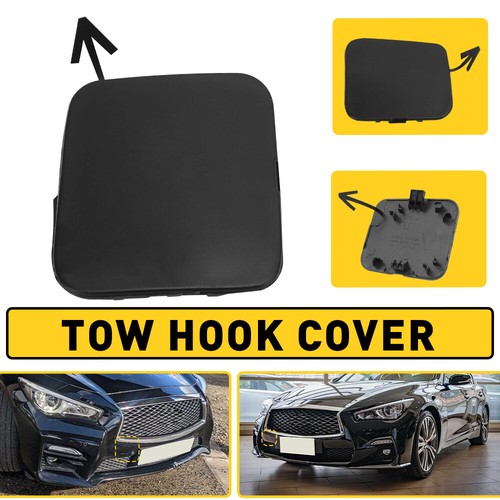Front Bumper Tow Hook Eye Cover Cap Fit 2014-2018 Infiniti Q50 622A1 ...